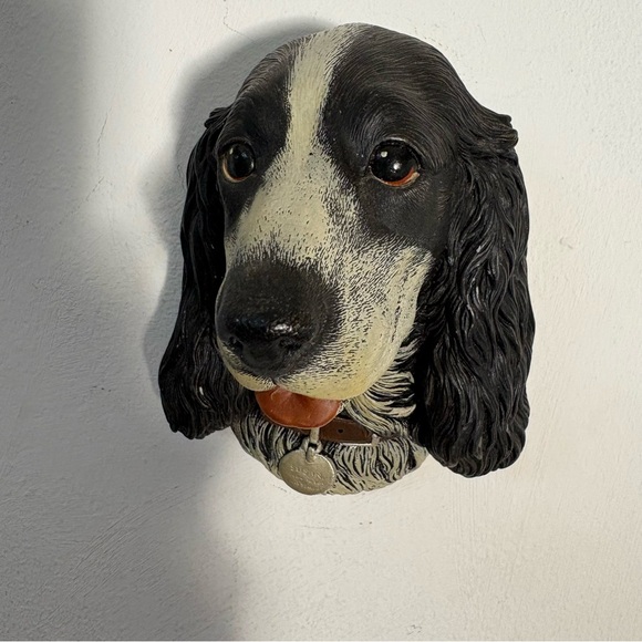 Bosson | Dog | Vintage Bosson Realistic Black And White Dog Wall ...
